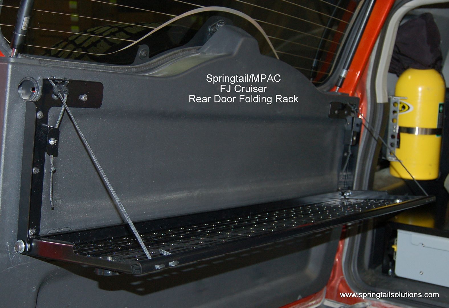 Springtail Folding Rear Door Mpac Molle Rack Expedition Portal